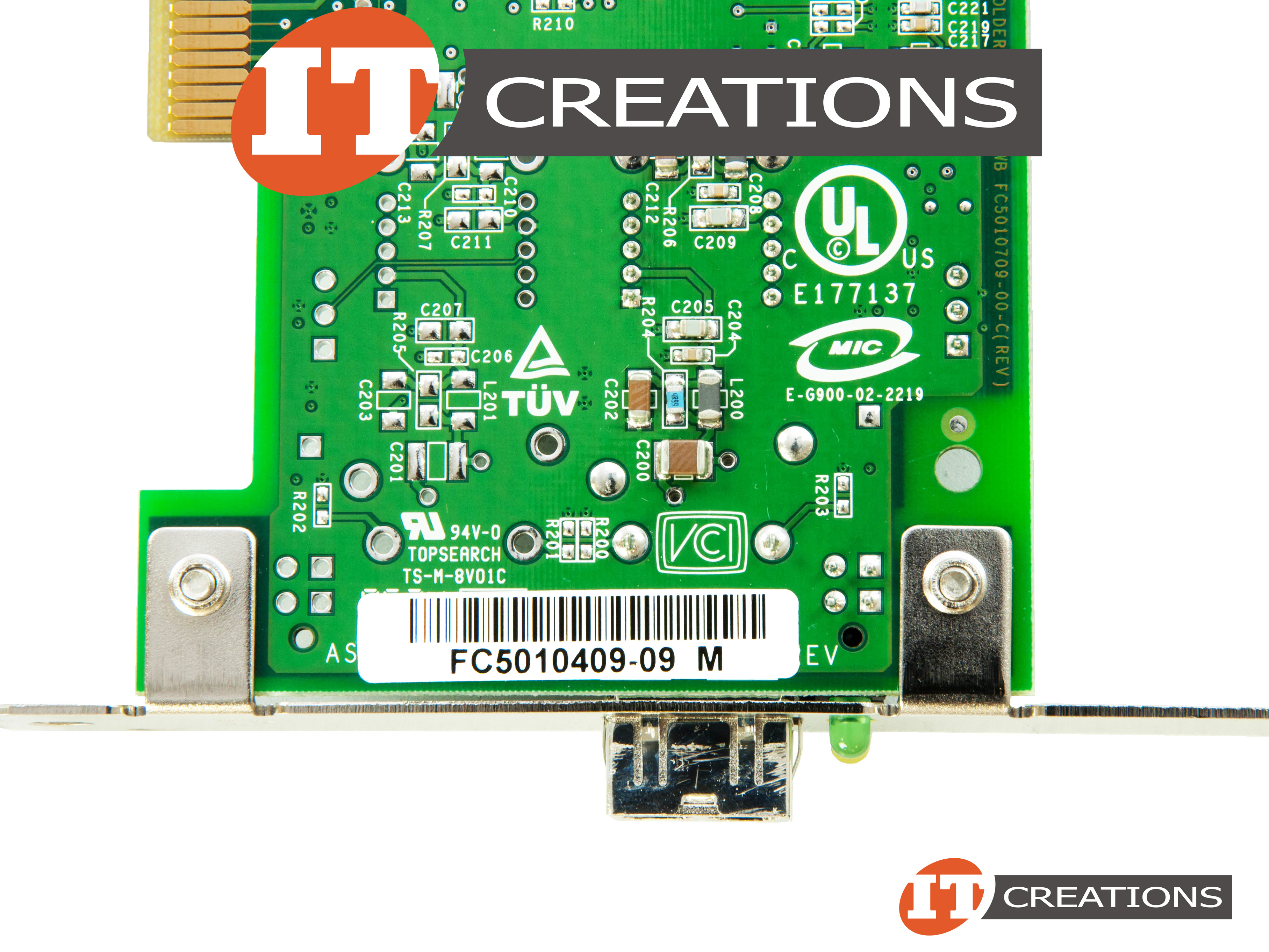 FC5010409-09 Qlogic Qla2340 2GB 64bit 133mhz PCI-X Fibre Channel Host ...