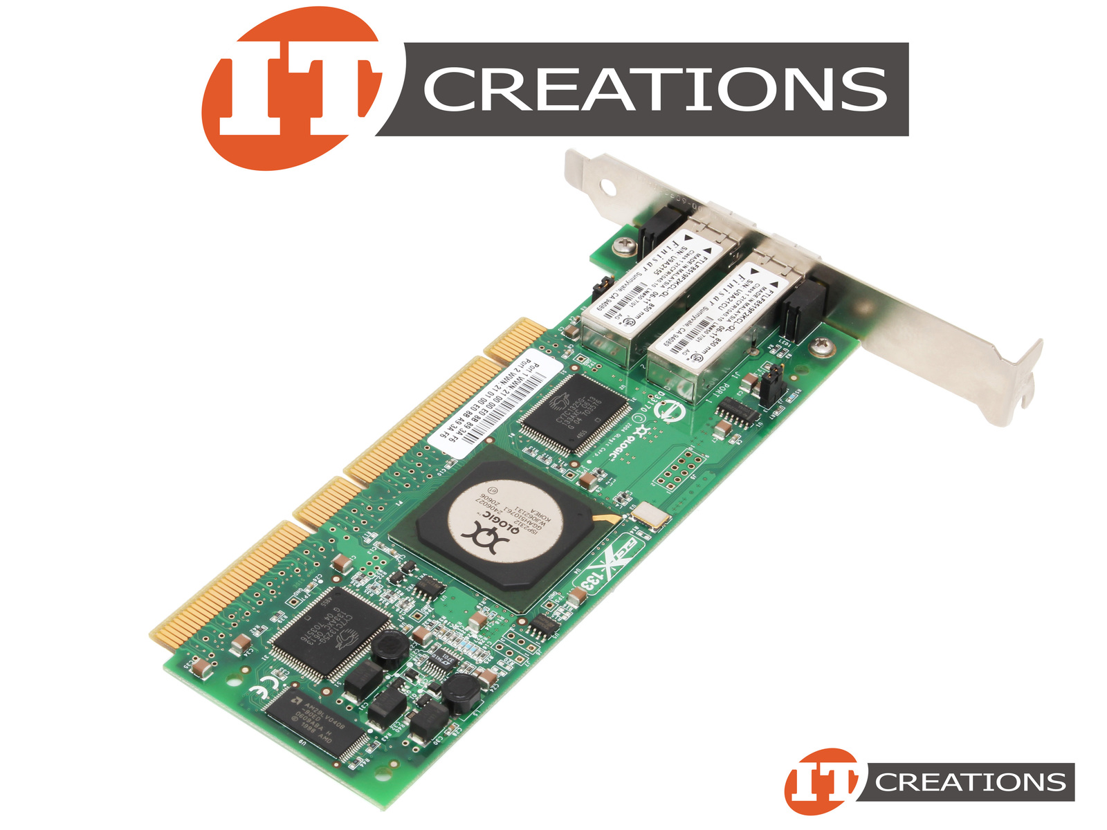 FC5010409-61-HIGH P QLOGIC QLA2340 HBA 2GB/S SINGLE PORT PCI-X FIBRE ...