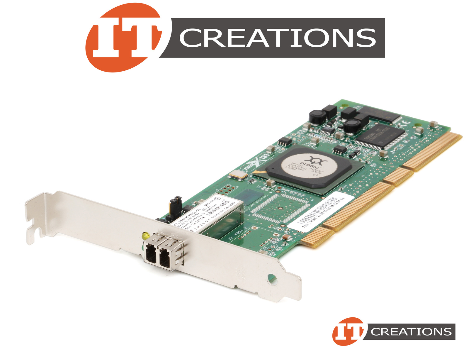 FC5010409-72-HIGH P QLOGIC QLA2340 HBA 2GB/S SINGLE PORT PCI-X FIBRE ...