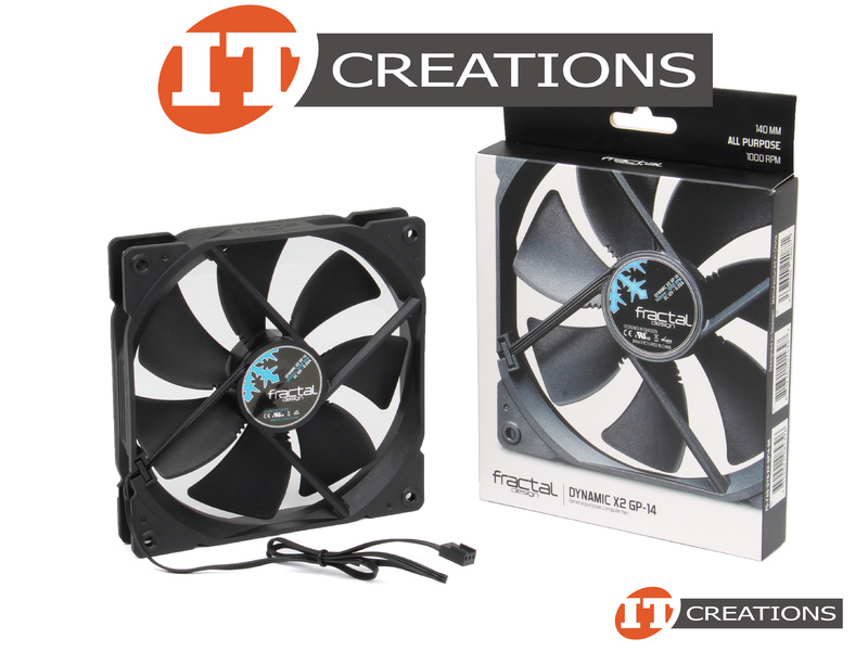 FD-FAN-DYN-X2-GP14-BK-NEW - New - Fractal Design Dynamic X2 GP-14 FAN Module 140mm ( 140 X 140 X ...