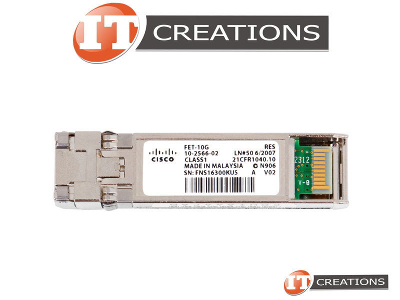 FET-10G CISCO 10GB 850NM WAVELENGTH MMF LC SFP+ TRANSCEIVER - MULTIMODE ...