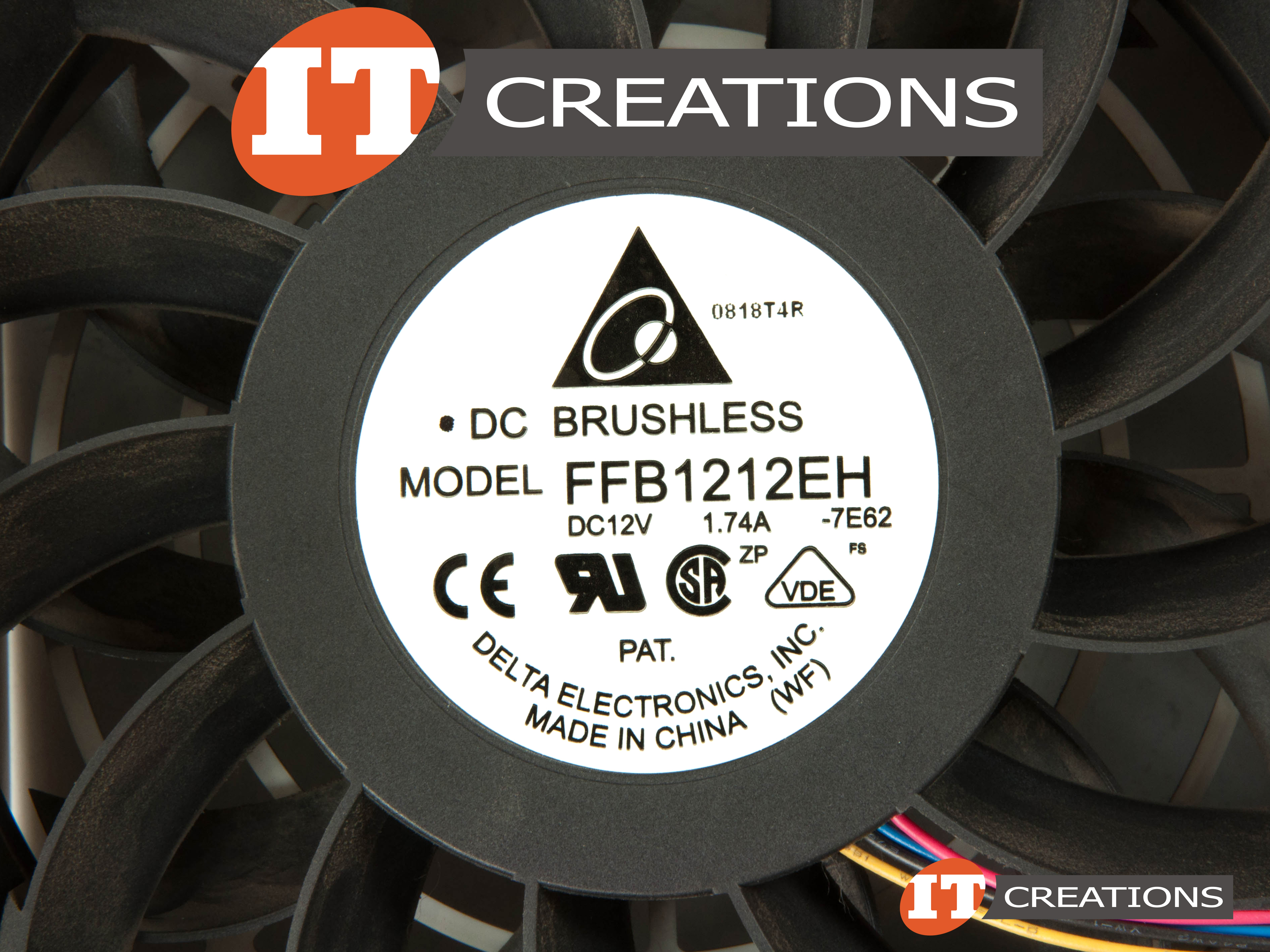 FFB1212EH-T120B-M DELTA ELECTRONICS FAN 120MM NON HOT PLUG FOR NEC ...