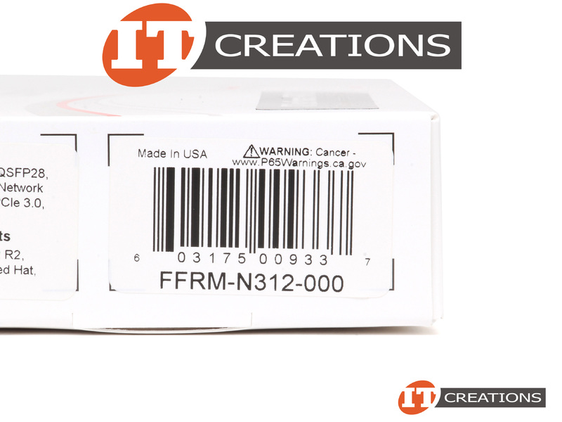 FFRM-N312-000-NEW - New - ATTO FASTFRAME N312 NIC 100GBE DUAL PORT QSFP+ / QSFP28 PCI-E 3.0 X16 ...