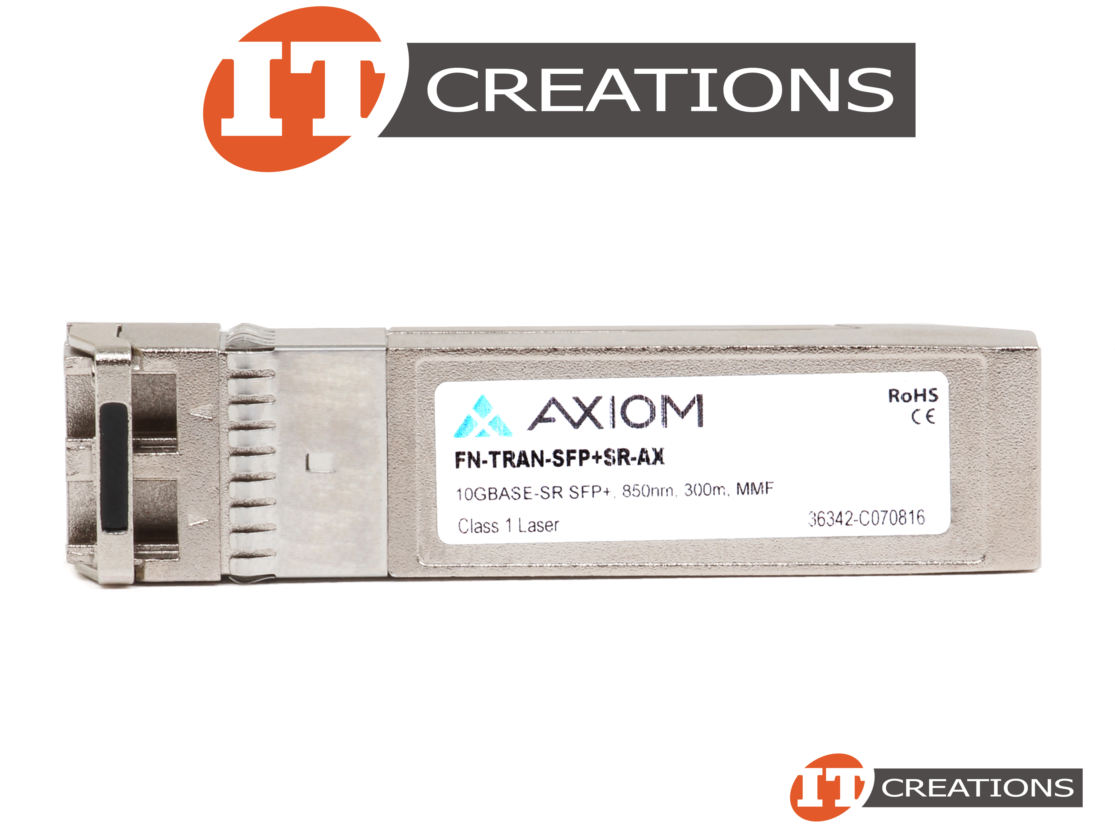 FN-TRAN-SFP-SR-AX Axiom 10gbase-SR 850nm 300m MMF LC Sfp+ Transceiver 10gb/s Multi Mode Fiber ...