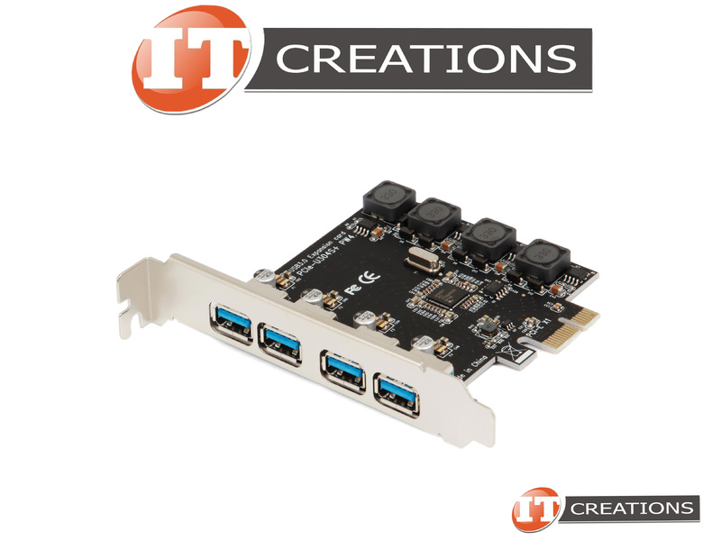 FS-U4 PRO-HIGH P FEB Smart PCI Express 4 Port USB 3.0 PCI-E X1 Self Powered Expansion Card ...