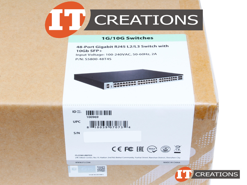 FS 100969-NEW - New - Fiberstore 48X 10 / 100 / 1000base-T + 4X 10G ...