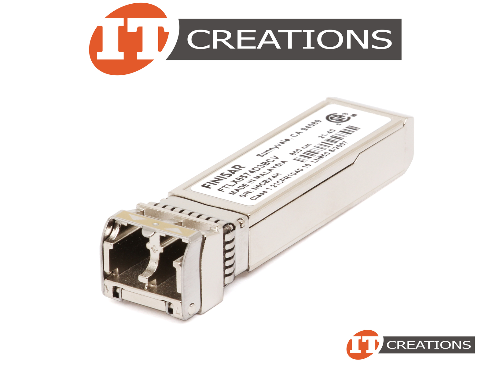 FTLX8574D3BCV FINISAR 10GBASE SFP+ LC OPTICAL TRANSCEIVER - 10GB/S ...