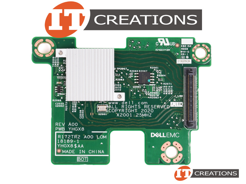 FW90K DELL LOM Riser Card For DELL EMC Poweredge C6520 ( C6400 ) LAN ON ...