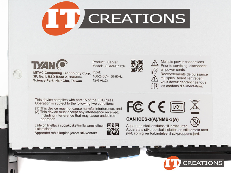 GC68AB7126 2.5-NEW - New - TYAN THUNDER CX GC68A-B7126 1U2S RACK 2.5 ...