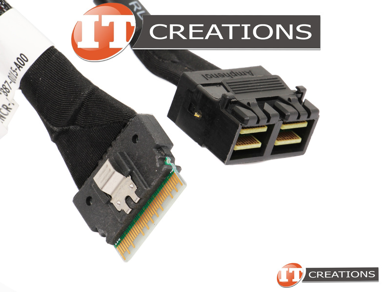 GHNCR DELL DUAL MINI SAS HD TO PCIE NVME RIBBON CABLES FOR DELL EMC ...