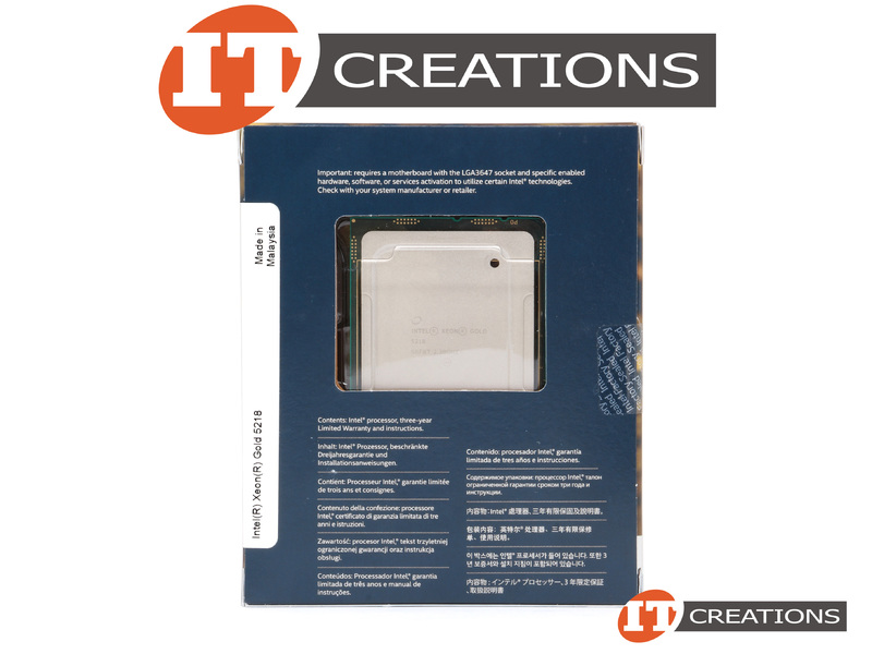 GOLD 5218-RETAIL - Retail - INTEL XEON GOLD 16 CORE PROCESSOR 5218 2 ...