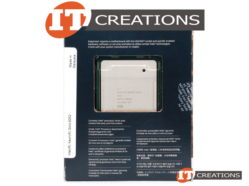 GOLD 6252-RETAIL - Retail - Intel Xeon Gold 24 Core Processor 6252 2 ...