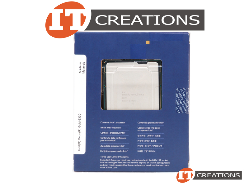 GOLD 6330-RETAIL - Retail - Intel Xeon Gold 28 Core Processor 6330 2 ...