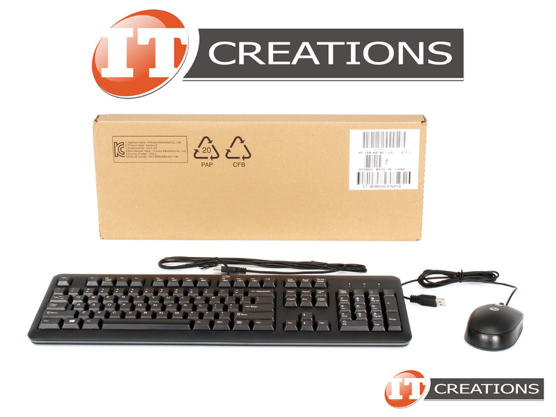 H4B80AA HP Stylish USB Keyboard / Mouse Assembly ( KB PN: 672647-003 ...