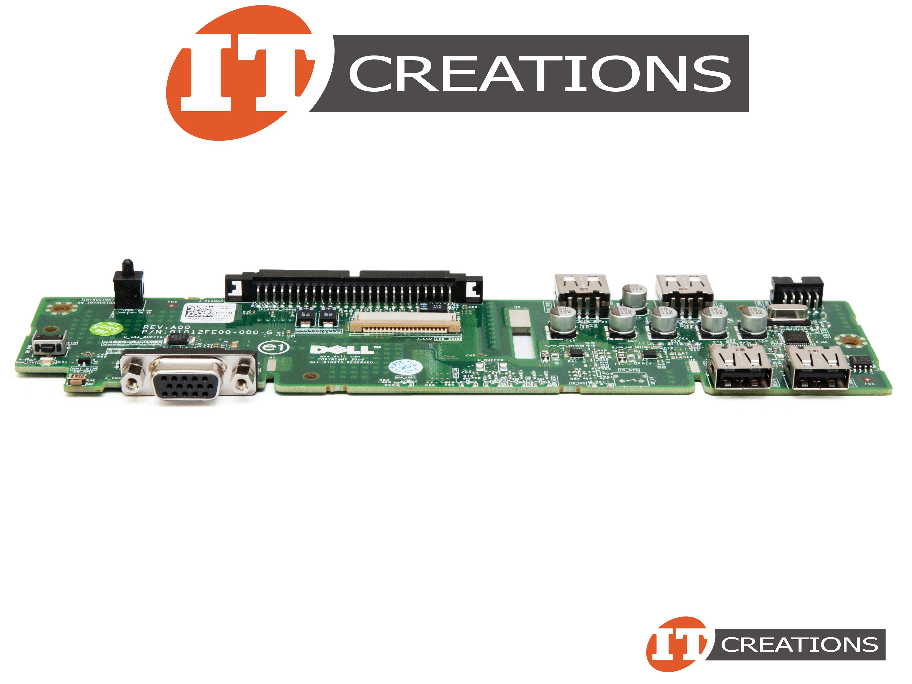 H655J DELL FRONT CONTROL PANEL FOR DELL POWEREDGE R510 - ( 2 ) DUAL ...