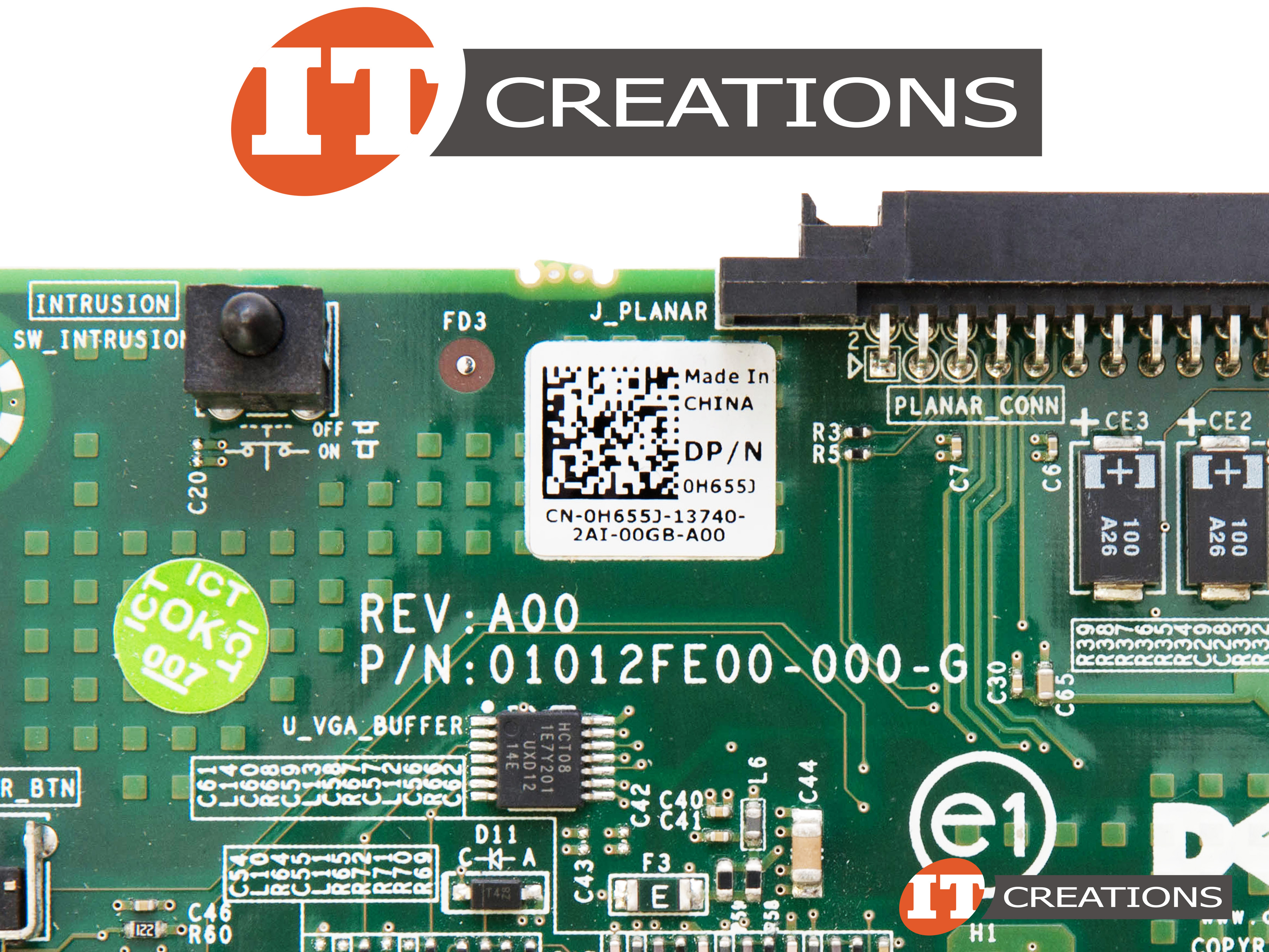 H655J DELL FRONT CONTROL PANEL FOR DELL POWEREDGE R510 - ( 2 ) DUAL ...