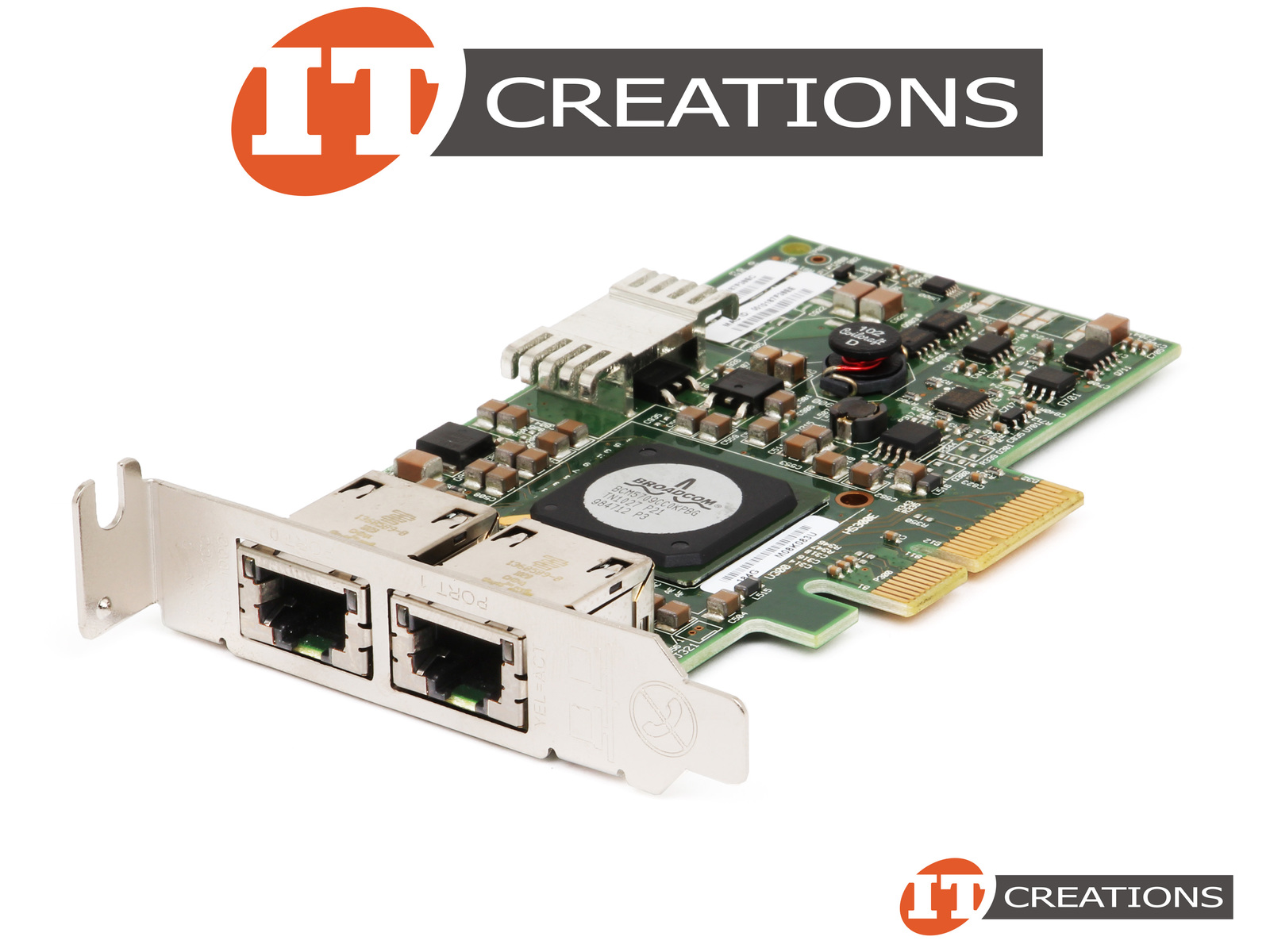 H914R-LOW P DELL / BROADCOM NETXTREME II 5709 NIC 1GBASE-T DUAL PORT ...