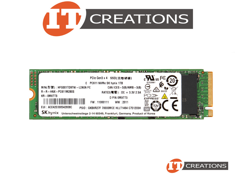HFS001TD9TNI-DELL - Refurbished - DELL / SK Hynix 1TB PCIE Gen3 X4 NVME ...