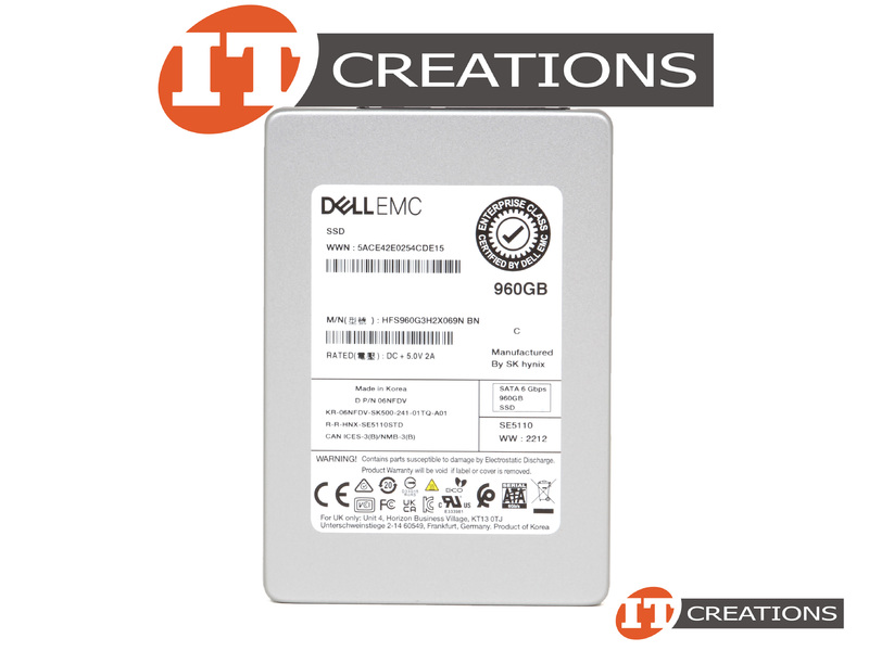 HFS960G3H2X069N-DELL - Refurbished - DELL EMC / SK Hynix 960GB TLC SATA ...
