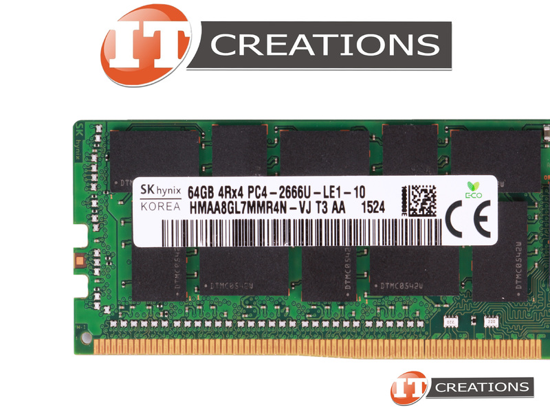 HMAA8GL7MMR4N-VJ SK Hynix 64GB PC4-21300 DDR4-2666u-L Load Reduced ECC ...