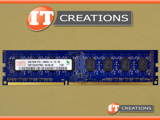 HMT125U6TFR8C-H9 HYNIX 2GB 2RX8 PC3-10600U UNBUFFERED DDR3-1333 MEMORY MODULE