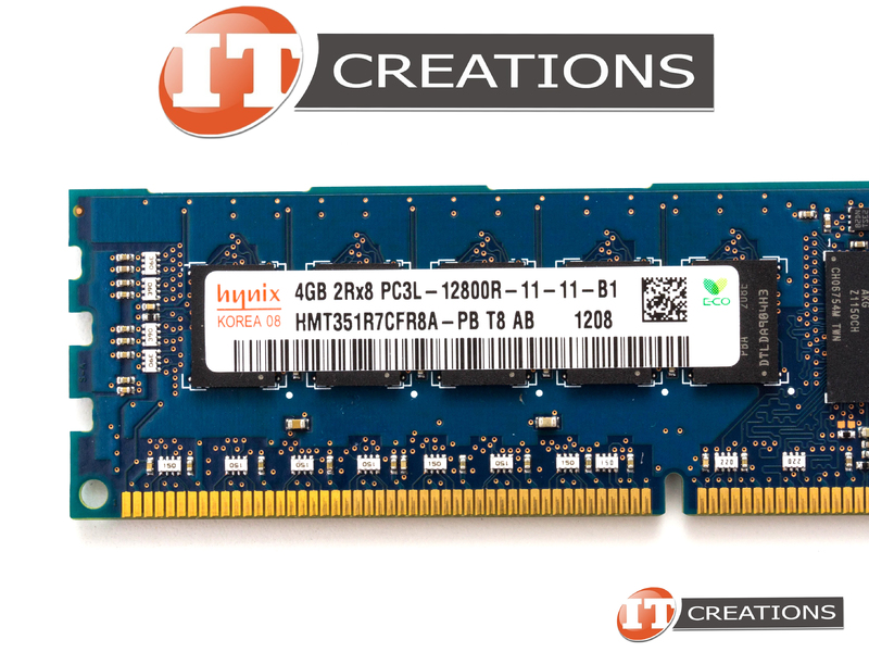 HMT351R7CFR8A-PB HYNIX 4GB PC3L-12800R DDR3-1600 REGISTERED ECC 2RX8 CL11 240 PIN 1.35V LOW ...