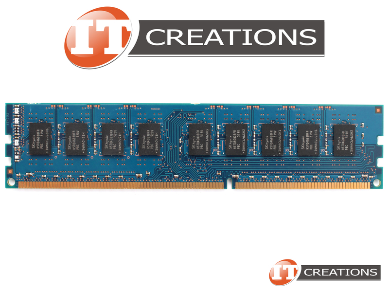 HMT41GU7BFR8C-PB HP / SK Hynix 8GB PC3-12800e DDR3-1600 Unbuffered ECC 2rx8 240 PIN 1.5v Memory ...