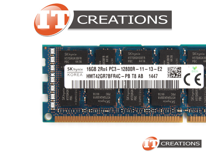 HMT42GR7BFR4C-PB SK HYNIX 16GB PC3-12800R DDR3-1600 REGISTERED ECC 2RX4 ...
