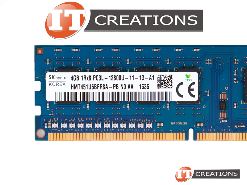 HMT451U6BFR8A-PB SK Hynix 4GB PC3L-12800u DDR3-1600 Unbuffered NON ECC 1rx8 Cl11 240 PIN 1.35v ...