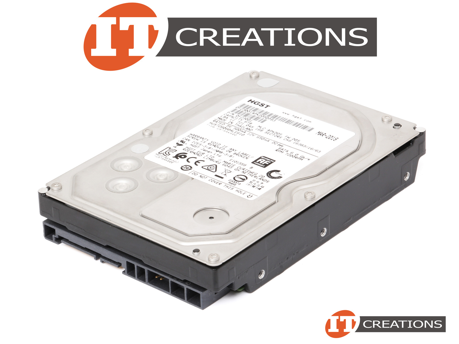 HUS726060ALE610 - New Other - Hitachi Global 6TB 7.2k RPM SATA III 3.5 ...