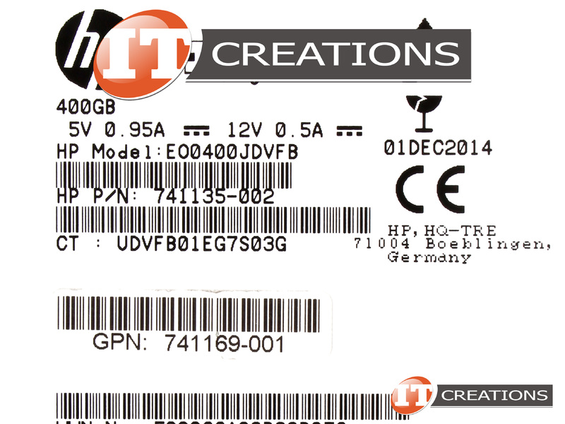 HUSMH8040ASS200-HP - Refurbished - HP / Hitachi Global 400GB MLC SAS ...