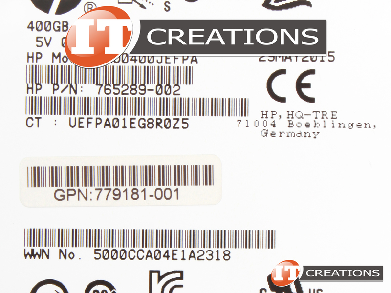 HUSMM1640ASS204-HP - Refurbished - HP 400GB MLC SAS III 2.5 INCH SMALL ...