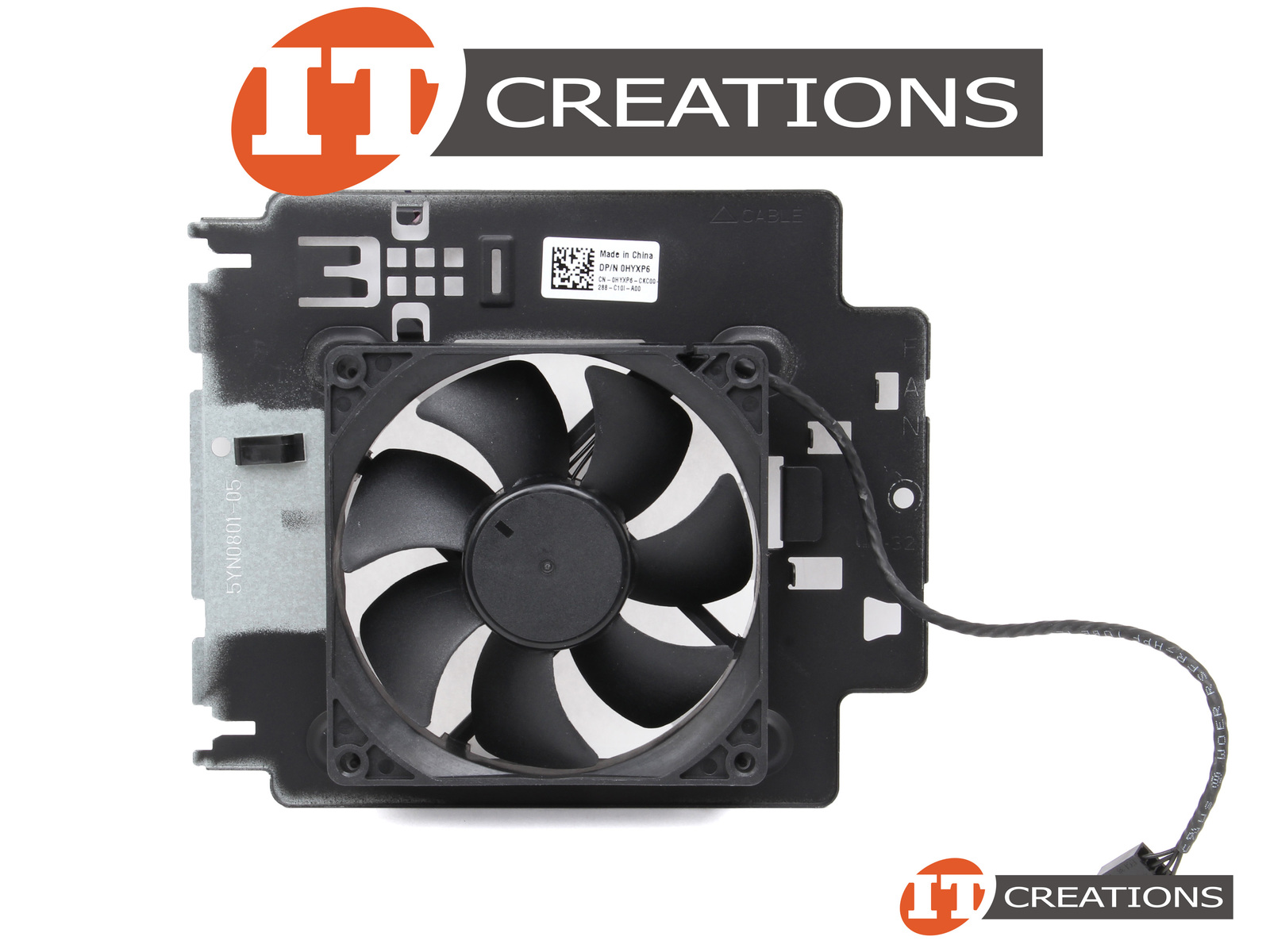 HYXP6 DELL System FAN Assembly For DELL EMC Poweredge T40 With Bracket ...