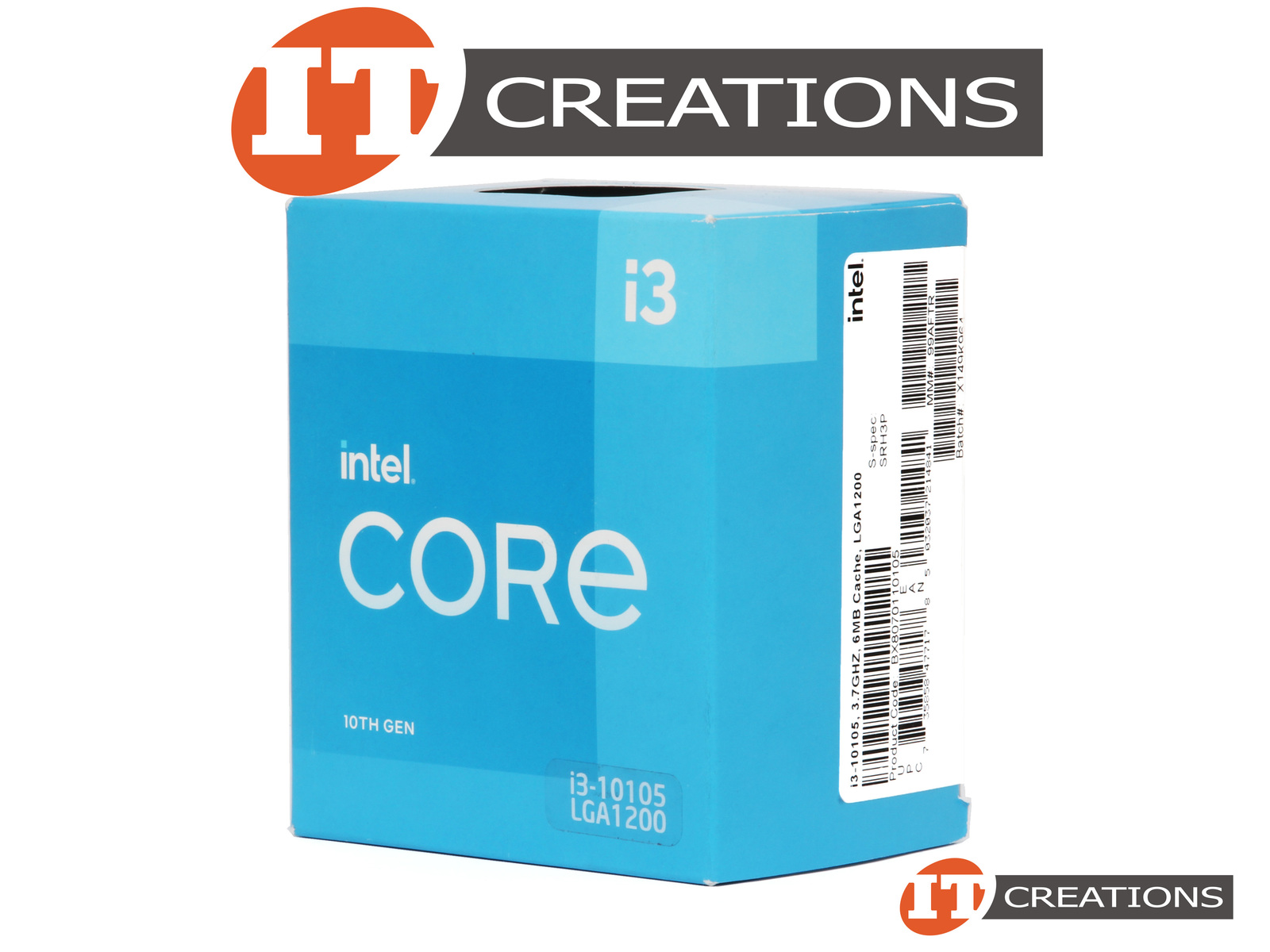 I3-10105-RETAIL - Retail - INTEL CORE QUAD CORE PROCESSOR I3-10105 3.70GHZ BASE / 4.40GHZ MAX ...