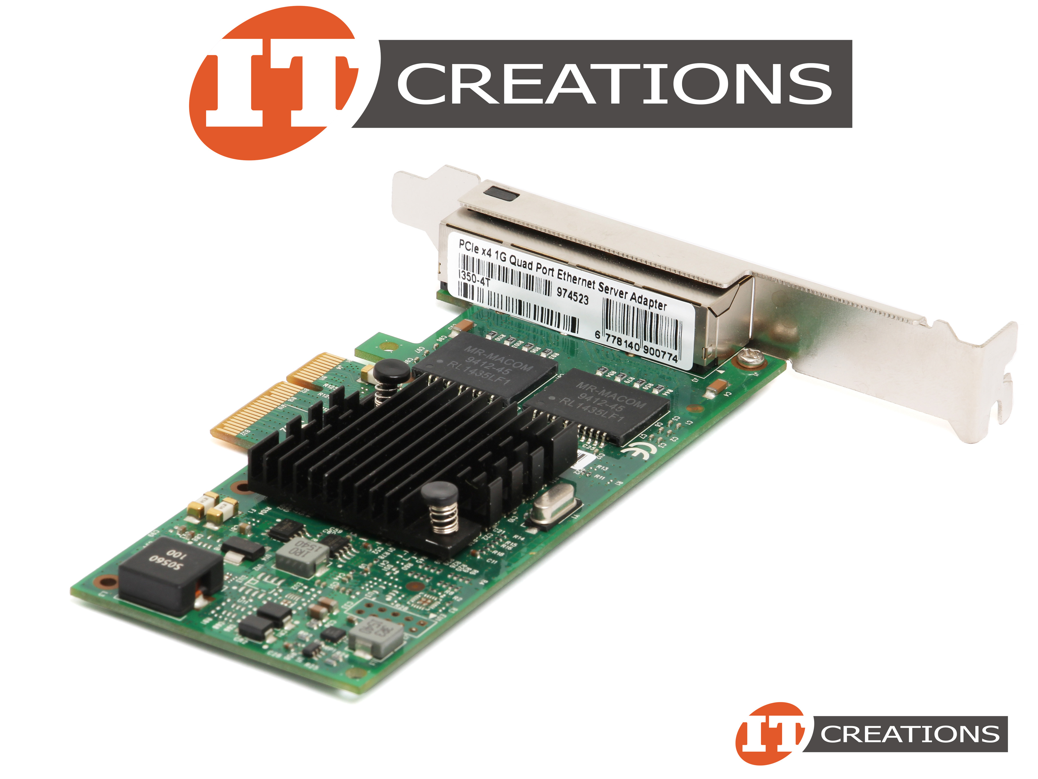 I350T4-HIGH P INTEL ETHERNET SERVER ADAPTER I350-T4 PCI-E 2.1 X4 5 GT/S ...