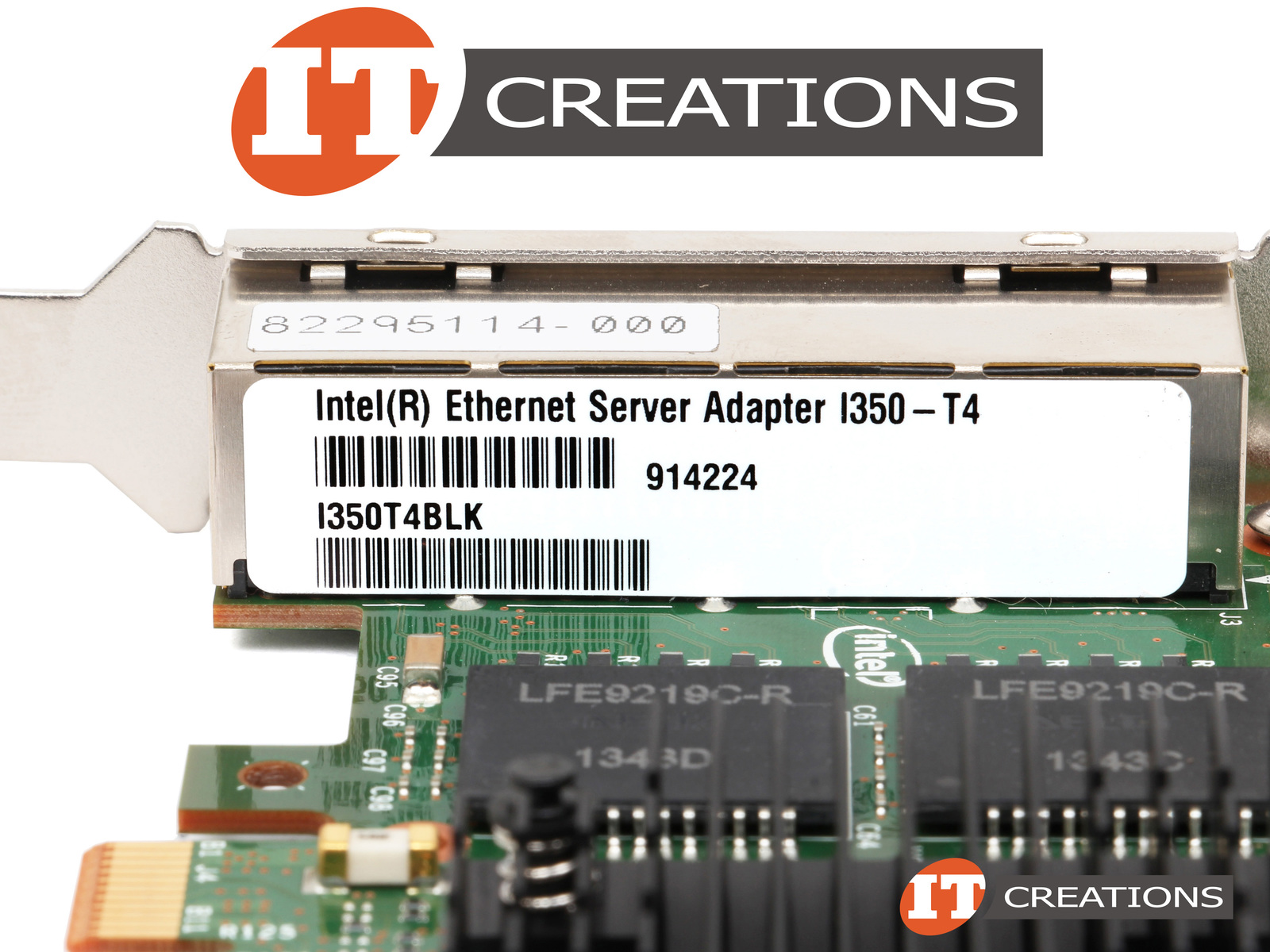 I350T4BLK-LOW P INTEL ETHERNET SERVER ADAPTER I350-T4 1GBE QUAD PORT PCI-E 2.1 X4 5 GT/S NETWORK ...