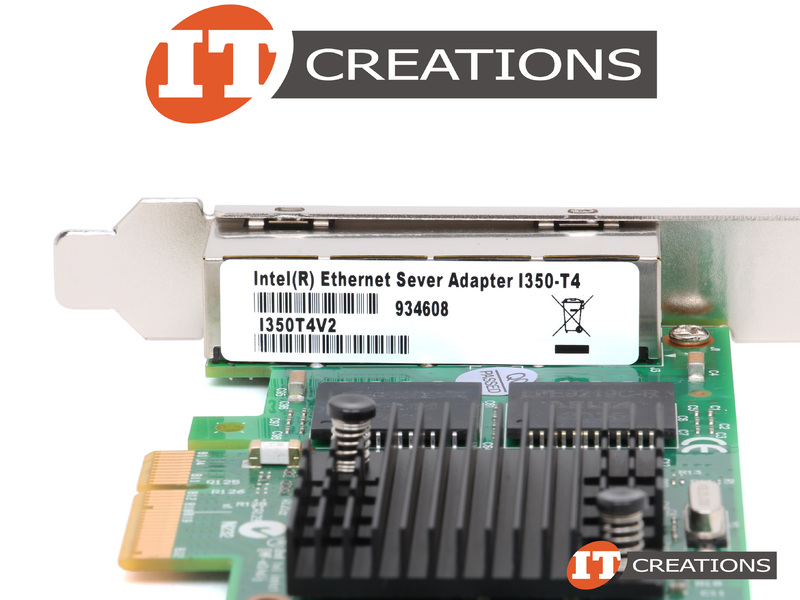 I350T4V2-NEW - New - INTEL ETHERNET SERVER ADAPTER I350-T4 1GBE QUAD ...