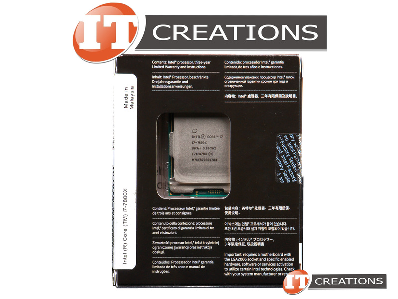 I7-7800X-RETAIL - Retail - Intel Core I7 6 Core Processor I7-7800x 3 ...