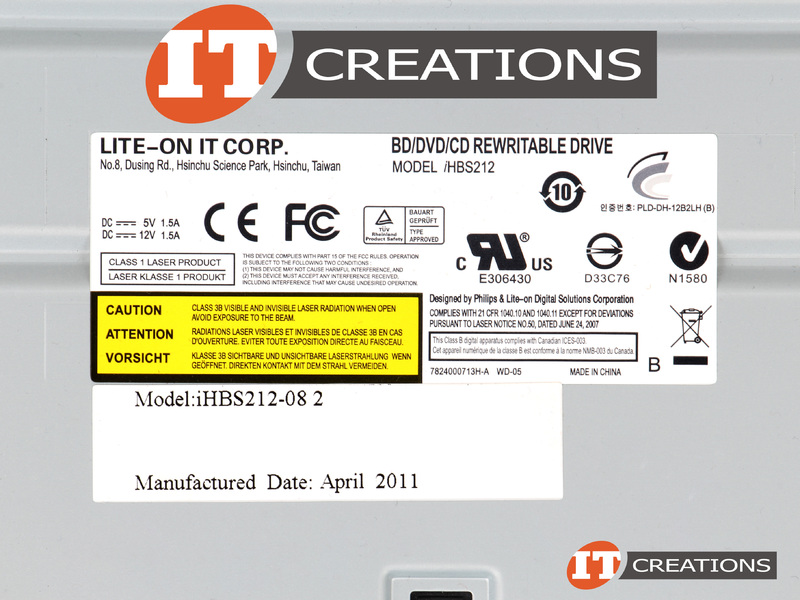 IHBS212 LITE ON OPTICAL DRIVE DVD MULTI RECORDER RDL DVD+R DL COMPACT ...