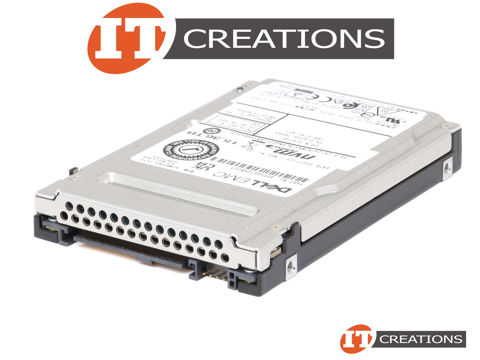 J6F35 - Refurbished - DELL EMC / Kioxia 15.36TB 94-Layer TLC PCIE 4.0 ...