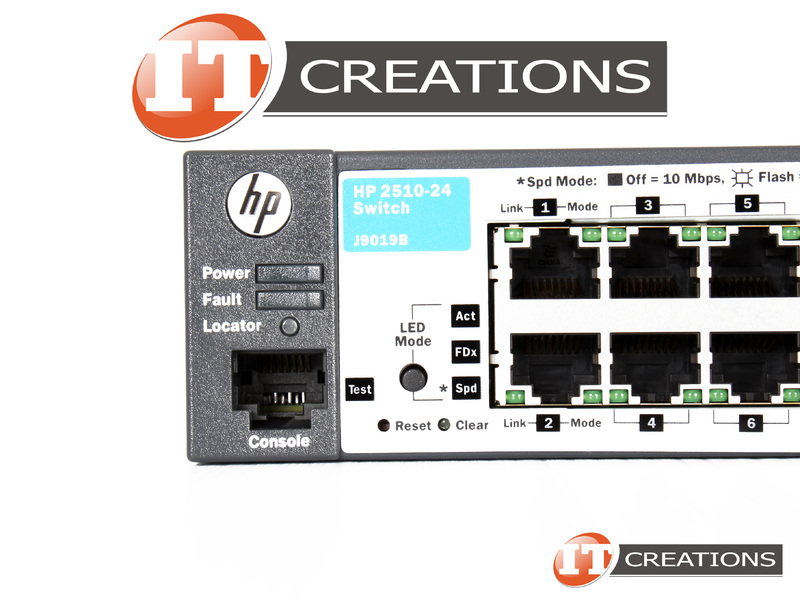 J9019B - New - HP 2510-24 10 / 100BASE-TX PORTS SWITCH - ( 24 ) TWENTY ...