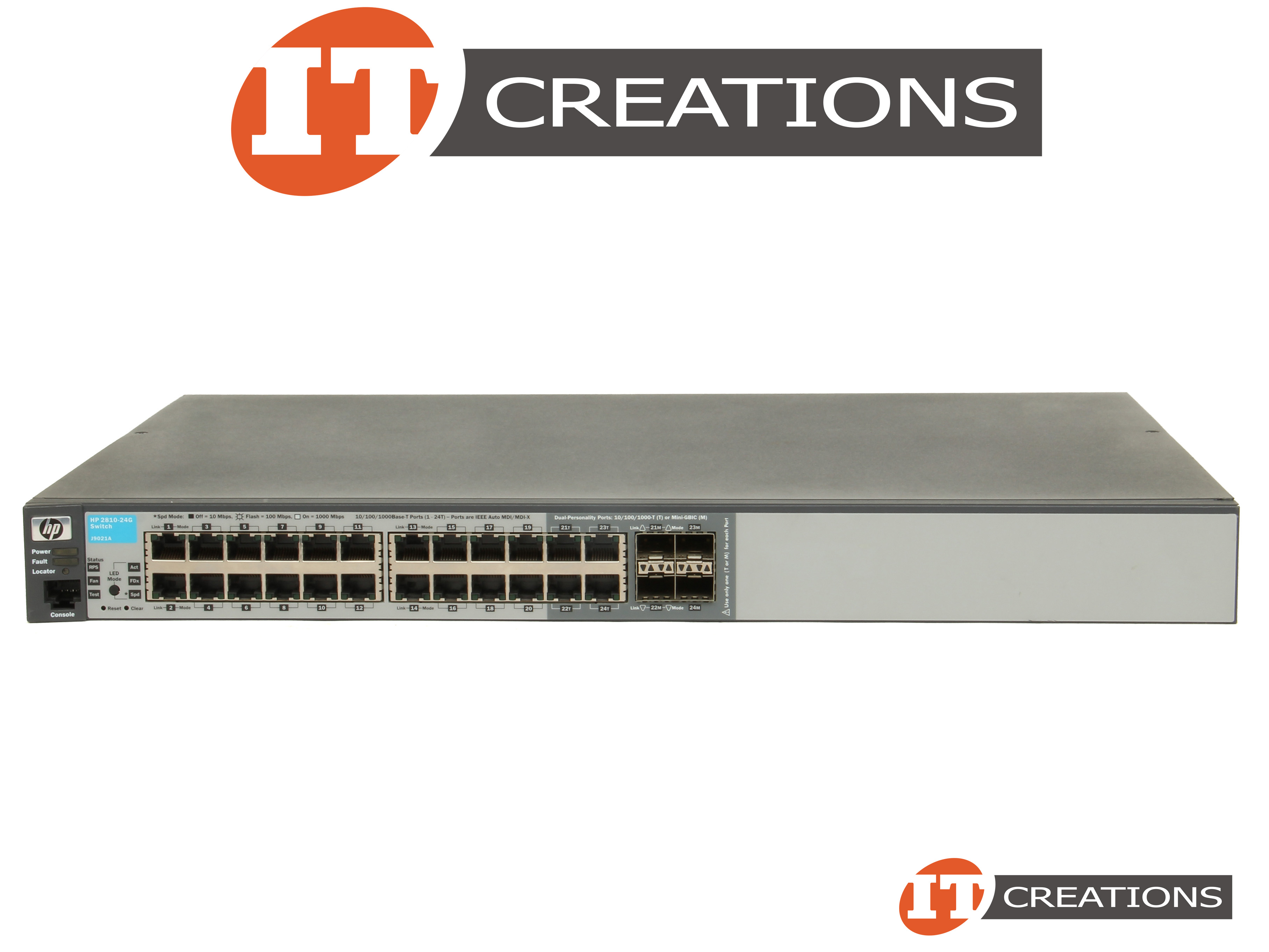 J9021-60201 - Used - HP / HPE Procurve 2810-24G 1gb/s 24-Port Switch ...