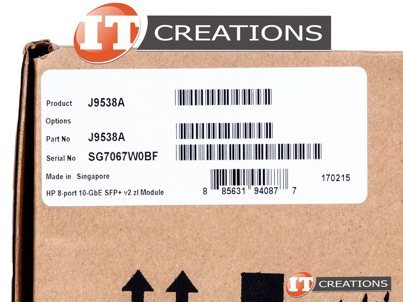 J9538A-RETAIL - Retail - HPE 8 Port 10gbe Sfp+ V2 ZL Switch Module ...