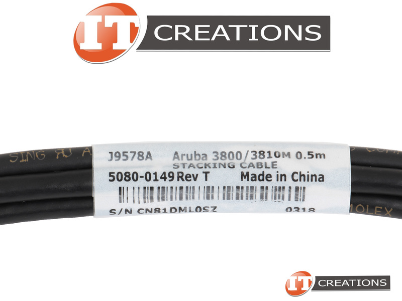 J9578A HP ARUBA STACKING 0.5M CABLE FOR HP / ARUBA E3800 / 3810M SWITCH ...