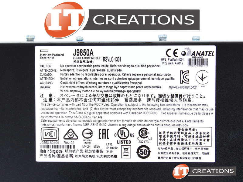 J9850A - New Other - HP / Aruba 5406r ZL2 Switch Chassis ( Assy PN ...