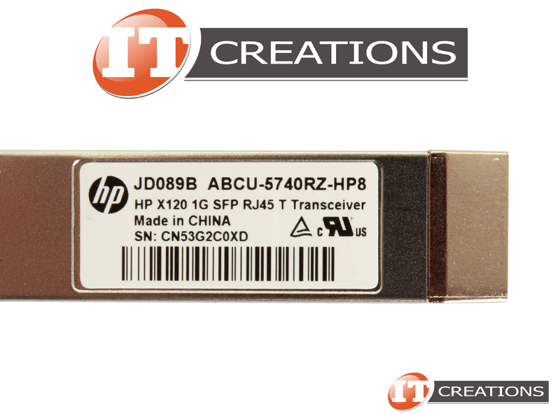 JD089B HP / AVAGO X120 1G SMALL FORM FACTOR SFP TRANSCEIVER
