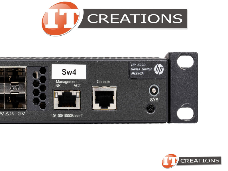 JG296A-CN61FFT09Y - Used - HPE Flexfabric 5920af 24xg Switch 5920 ...