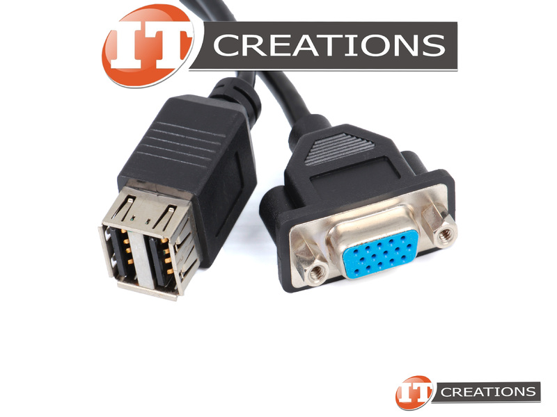 JJ556 DELL Front USB / Video Dongle Cable For DELL Poweredge C5220 ...