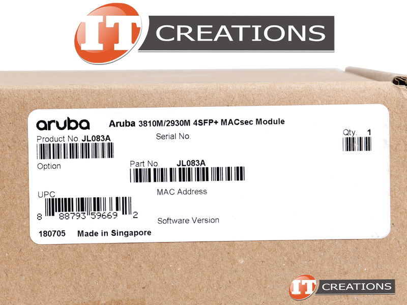 JL083A-NO - New Other - HP 4sfp+ Macsec Module For Aruba 2930m / 3810m ...
