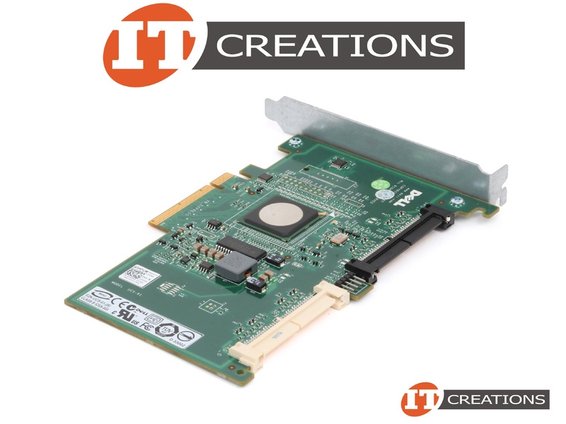 JW063-HIGH P DELL Perc 6/ir Adapter 3gb/s SAS Eight Port PCI-E 1.0 X8 ...